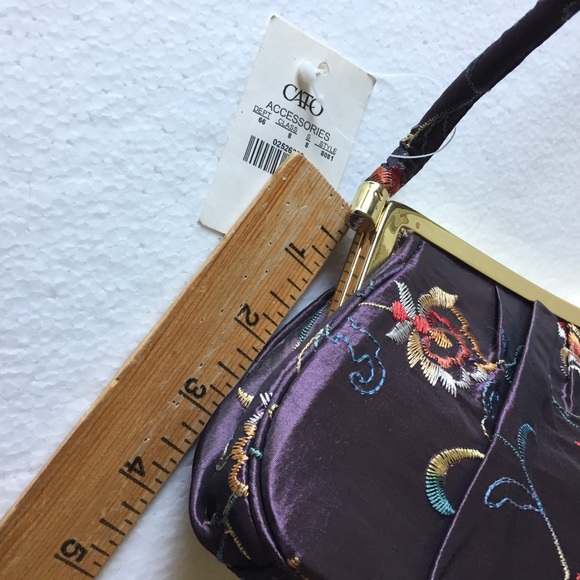 Cato | Bags | Vintage Floral Satin Evening Bag | Poshmark
